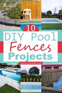 10 DIY Pool Fence Ideas To Make Boundary Around - All Sands