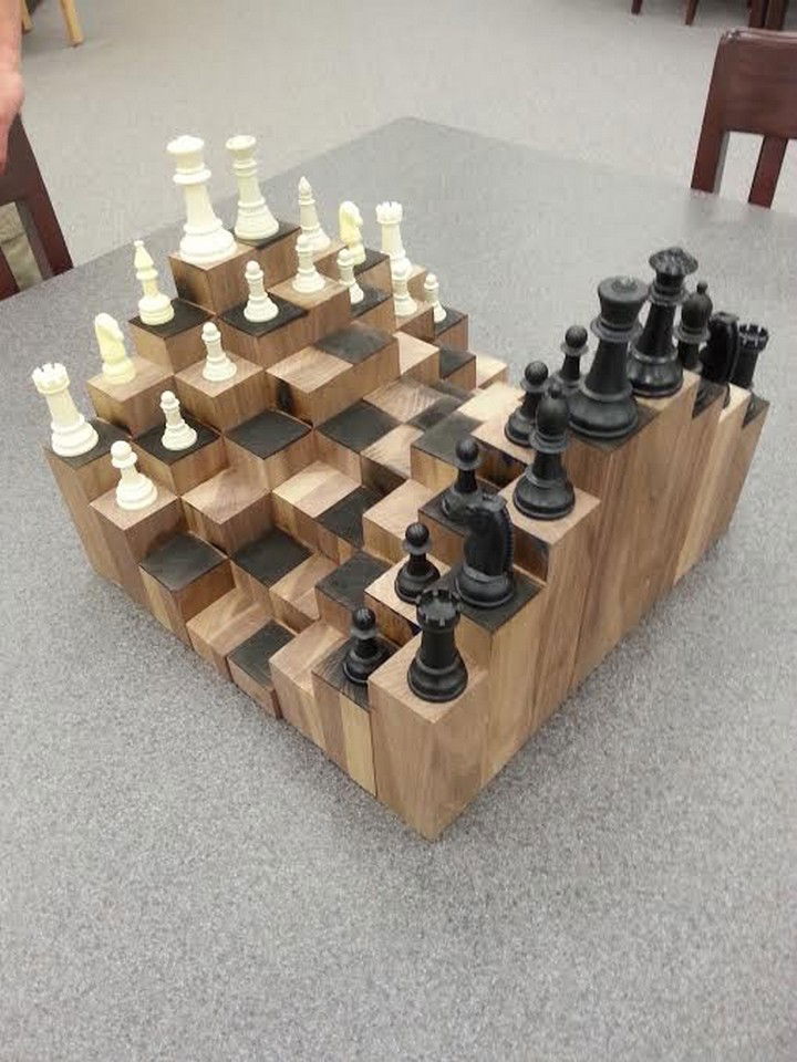 12 Homemade DIY Chess Board Ideas For Cheap - All Sands