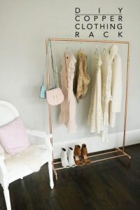 26 DIY Clothing Rack Projects For Cheap - All Sands
