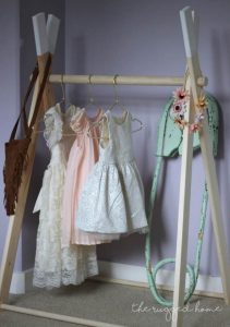 26 DIY Clothing Rack Projects For Cheap - All Sands