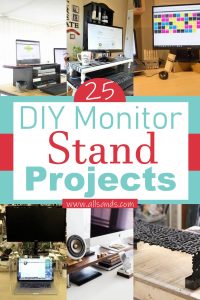 25 DIY Monitor Stand Ideas With Instructions - All Sands