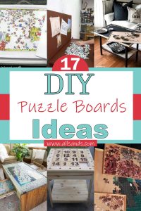 17 Easy DIY Puzzle Board Ideas With Different Materials - All Sands