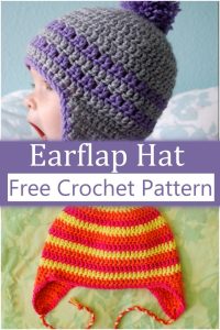 15 Free Crochet Ear Flap Hat Patterns For Beginners - All Sands