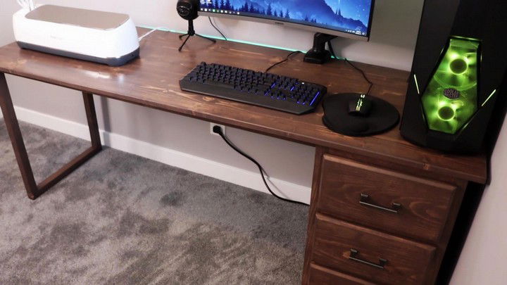 13 DIY Computer Desk Ideas For Workspace - All Sands