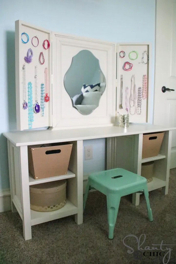 25 DIY Vanity Ideas For Home Decor - All Sands
