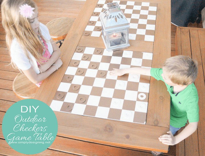 10 Creative DIY Game Table Ideas For Indoor - All Sands