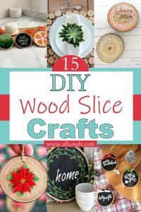 15 DIY Wood Slice Craft Ideas For Everyone To Try - All Sands