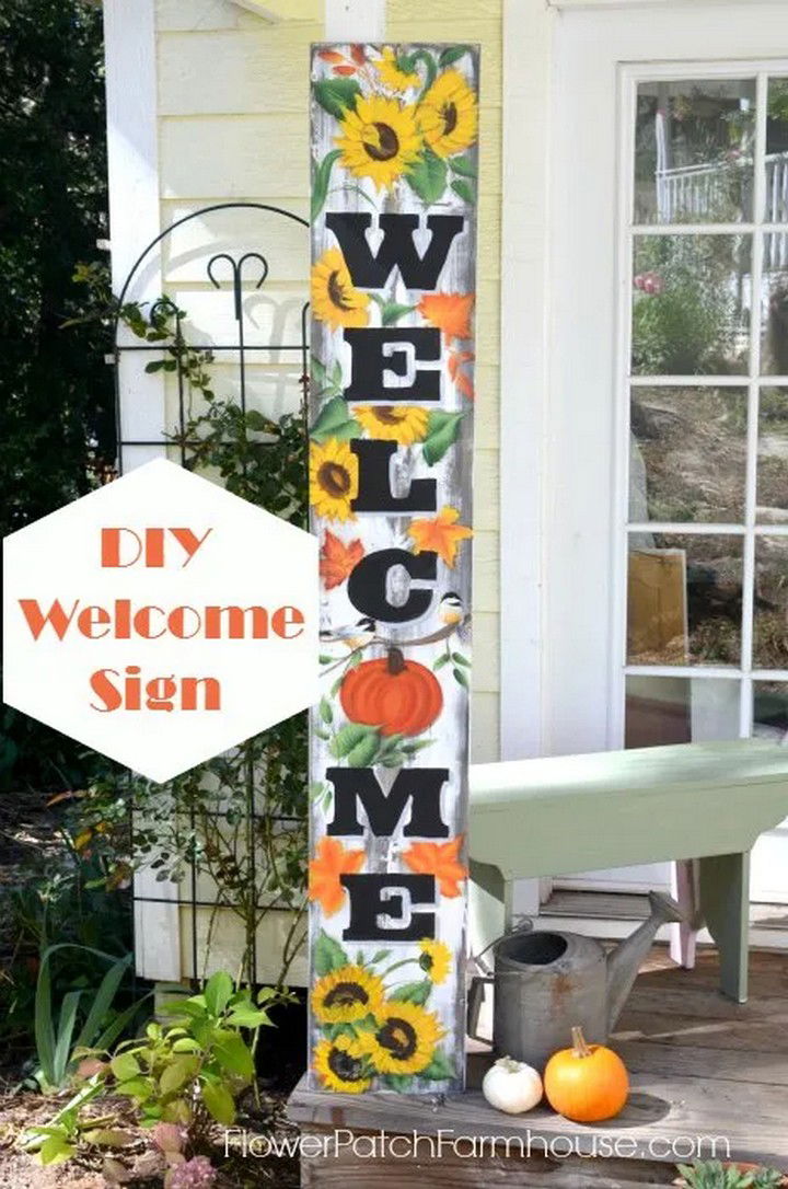 12 Creative DIY Welcome Sign Ideas - All Sands