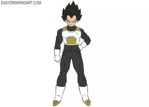 13 Easy Vegeta Drawings With Guide - All Sands